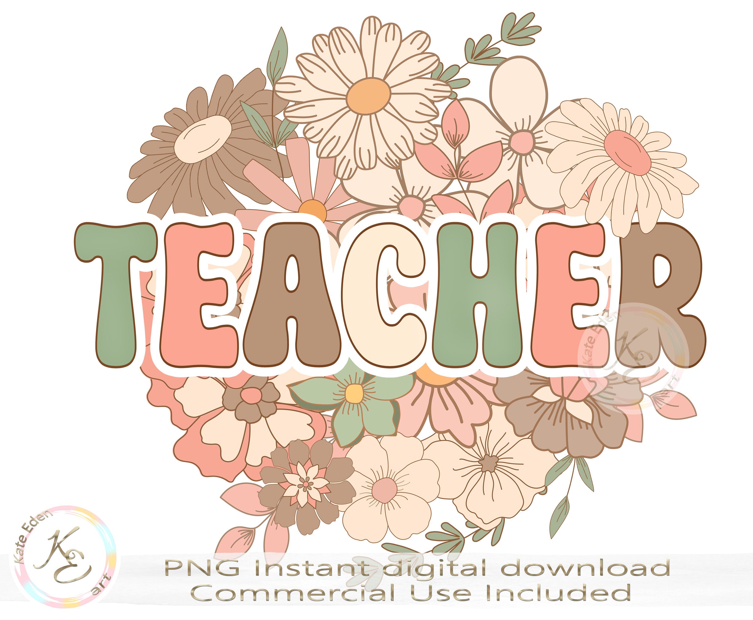 Teacher PNG Teacher Vibes School Teacher Retro Teacher PNG - Etsy