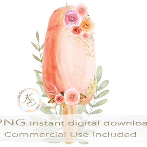 Ice Cream Sublimation PNG, Summer PNG, Commercial Use Ok, Popsicle Art ...