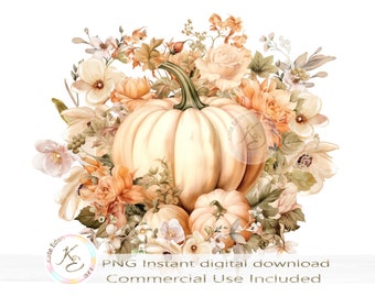 Boho Pumpkins PNG Thanksgiving Instant Digital Download - Etsy