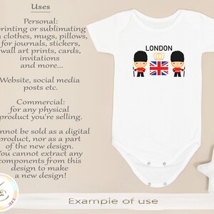 Cute London Guard PNG, Instant Digital Download, Keepsake, London Baby ...