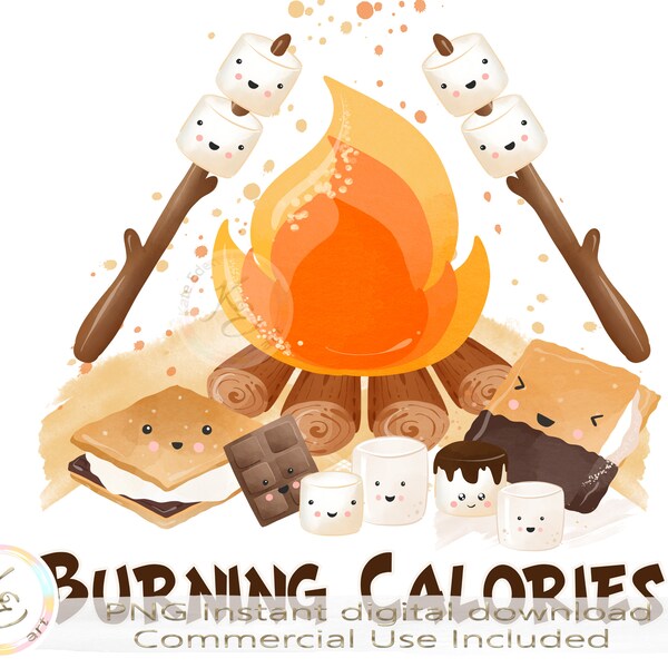 Smore Clipart - Etsy