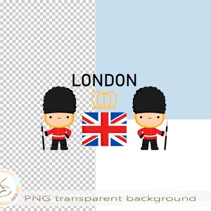 Cute London Guard PNG, Instant Digital Download, Keepsake, London Baby ...