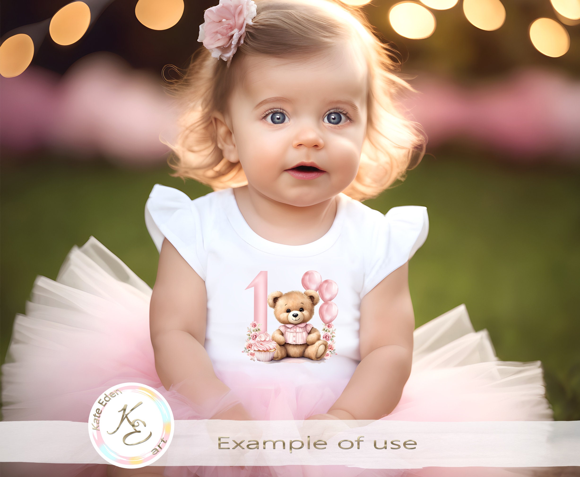 1st Birthday PNG Beary 1st Birthday First Birthday Girl - Etsy