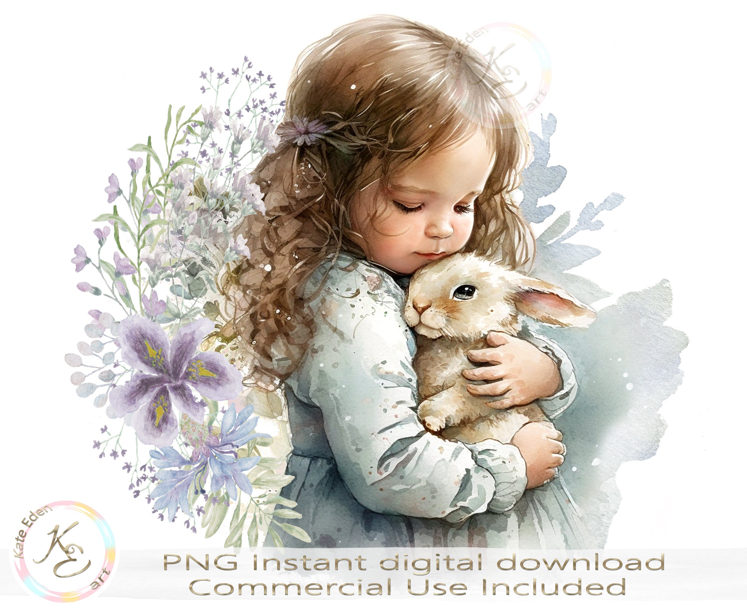Happy Easter PNG Cute Easter Bunny PNG Instant Download - Etsy