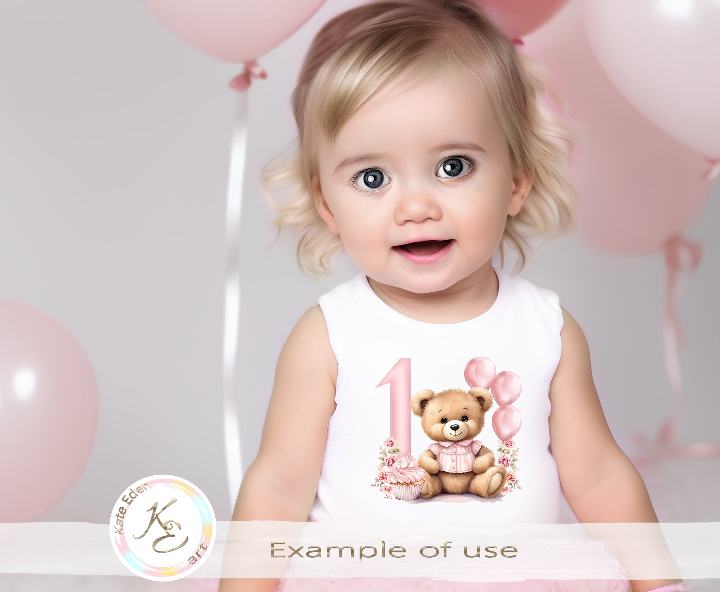 1st Birthday PNG Beary 1st Birthday First Birthday Girl - Etsy