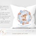 My First Christmas PNG, Cute Winter Baby Deer, Blue Christmas ...