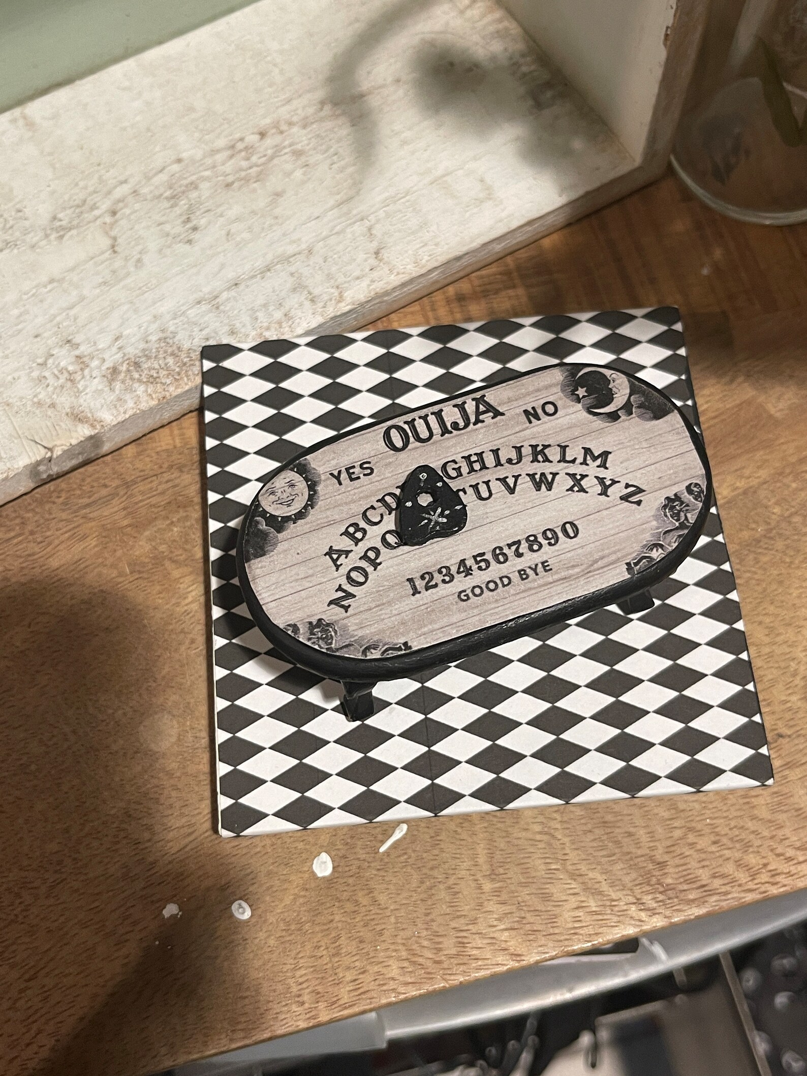 Ouija Board Miniature Table With Planchette - Etsy