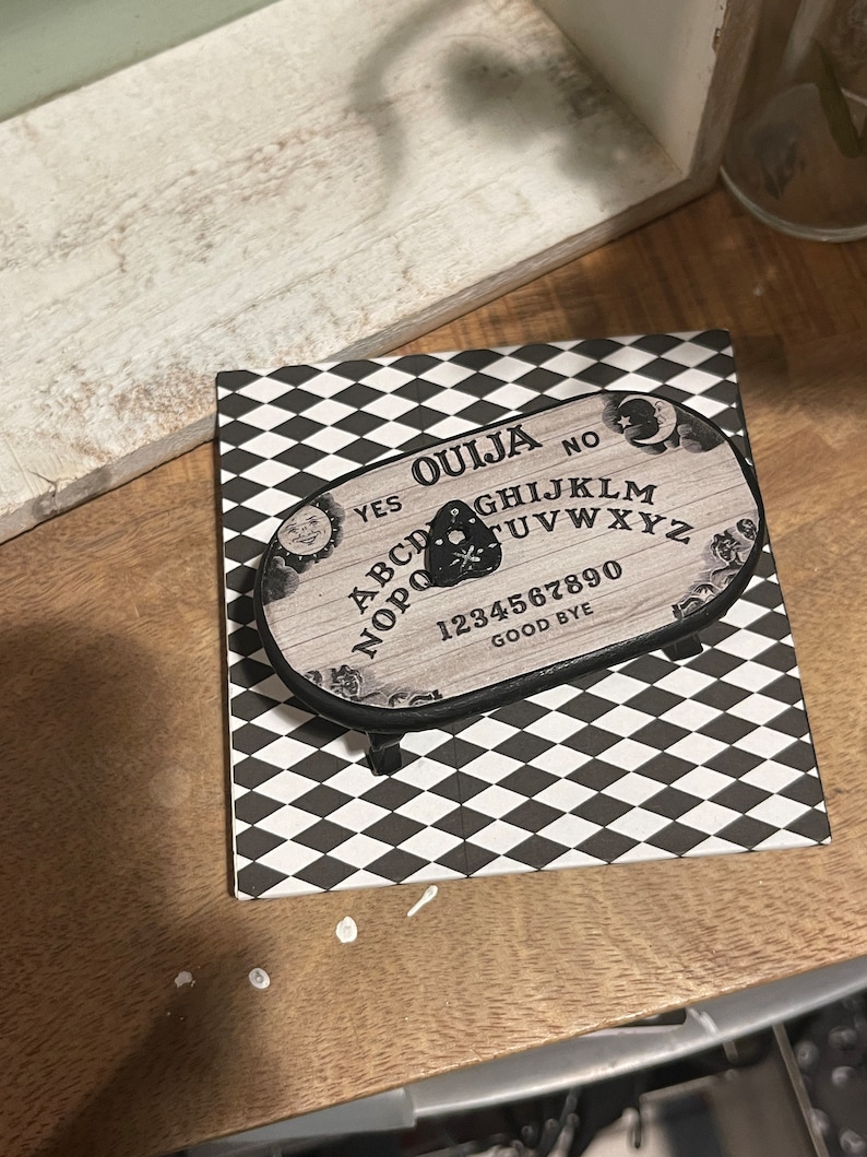 Ouija Board Miniature Table With Planchette - Etsy
