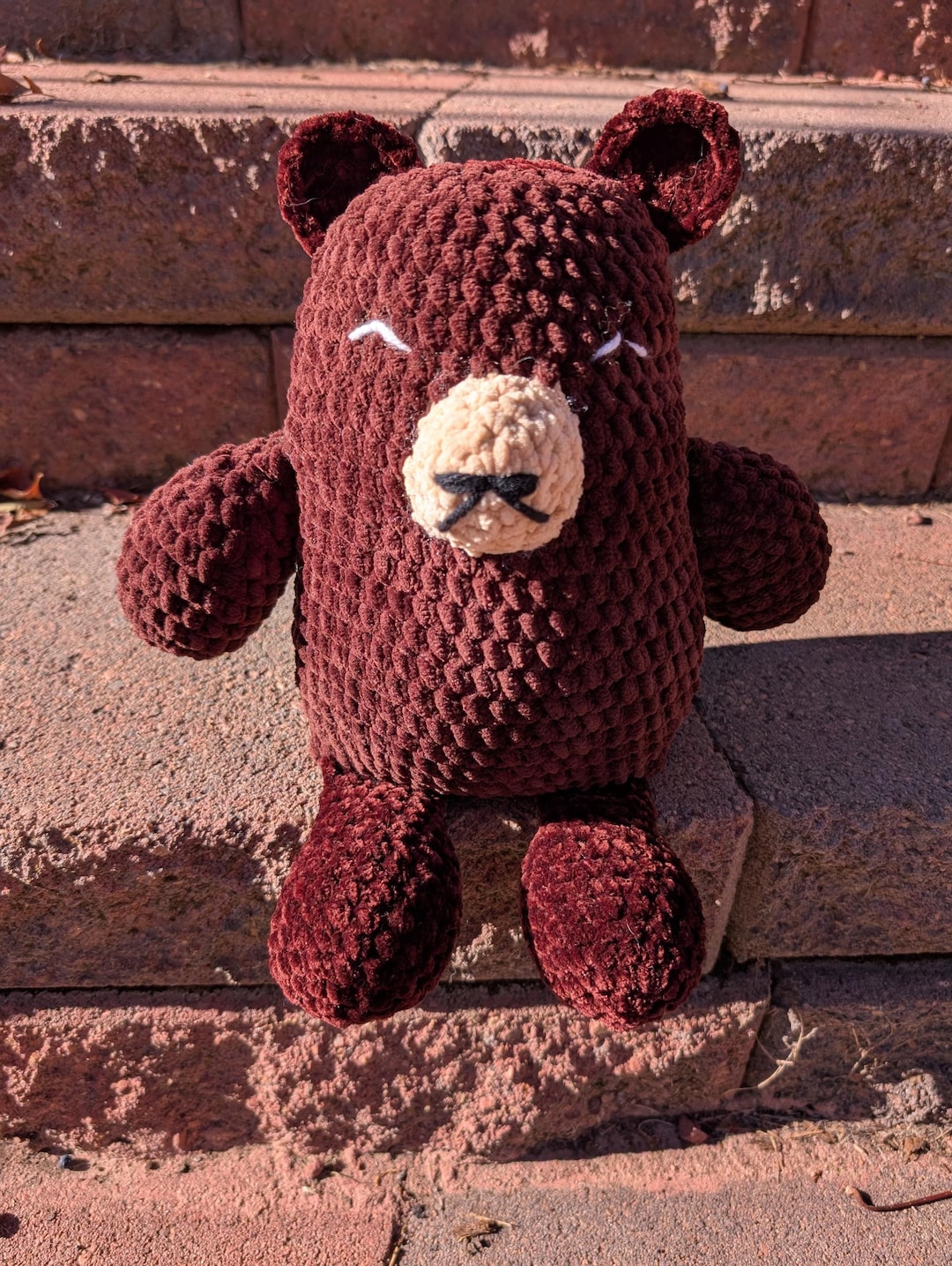 Chonky Brown Bear Crochet Amigurumi Pattern - PDF Digital Download - Etsy