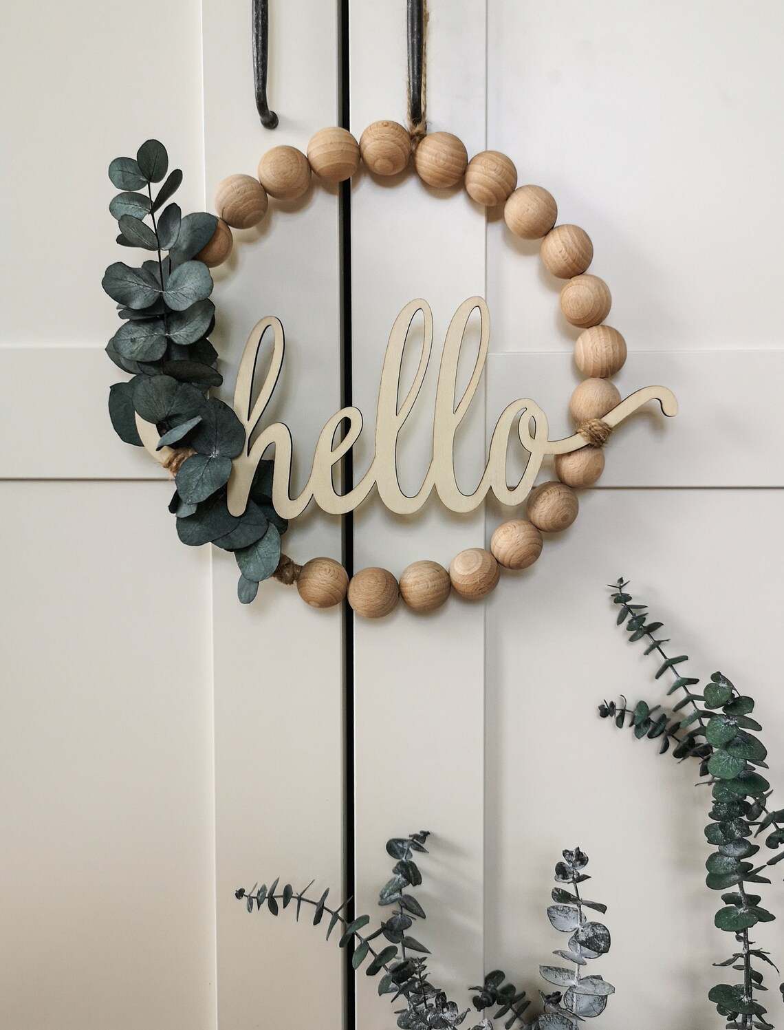 Door Wreath Hanger Minimalist Decorationthe Entrance to the - Etsy