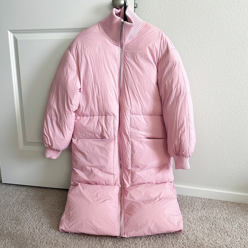 Long Puffer Coat - Etsy