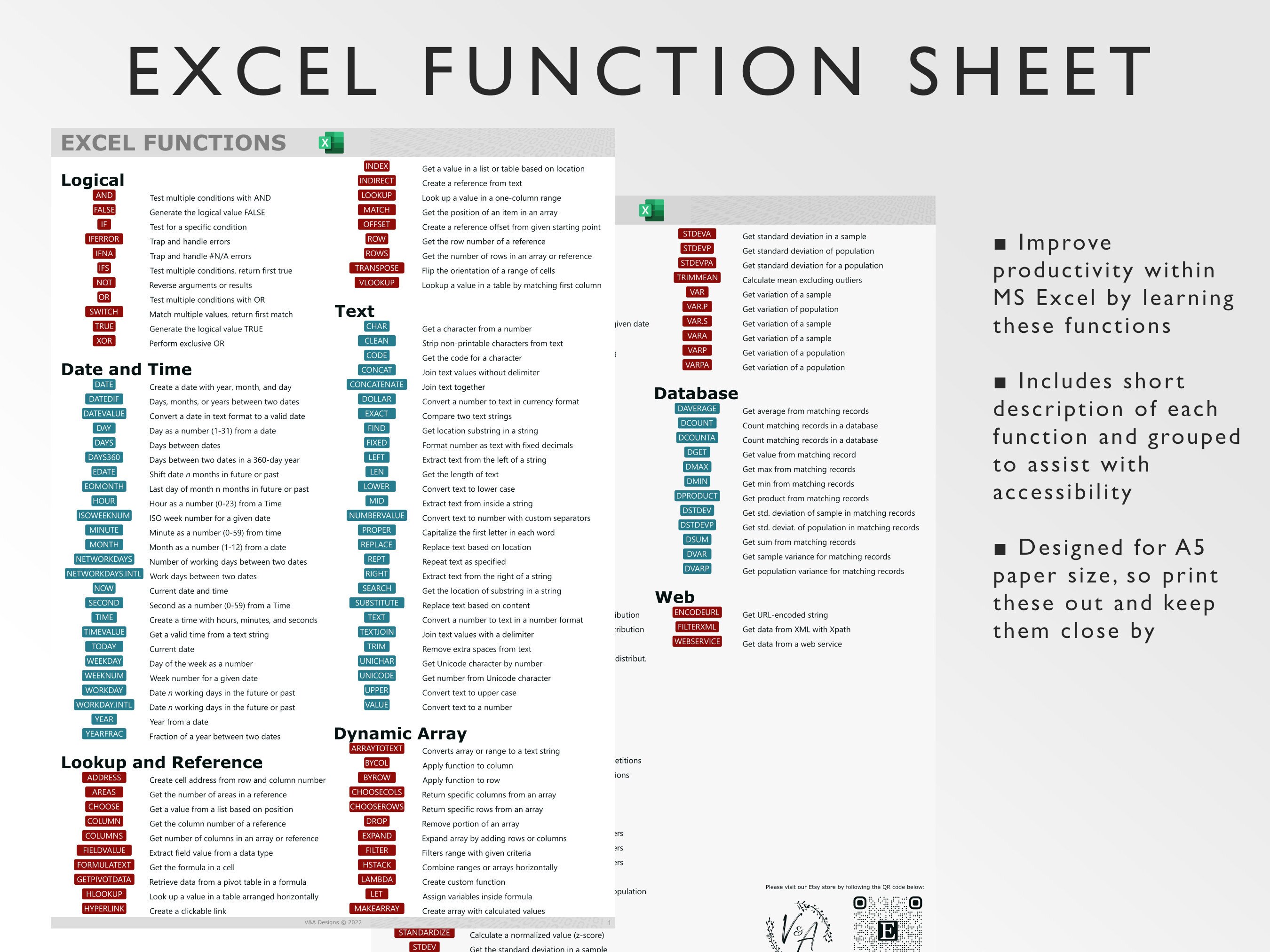 Microsoft Excel Functions Printable Excel Sheet Workbook