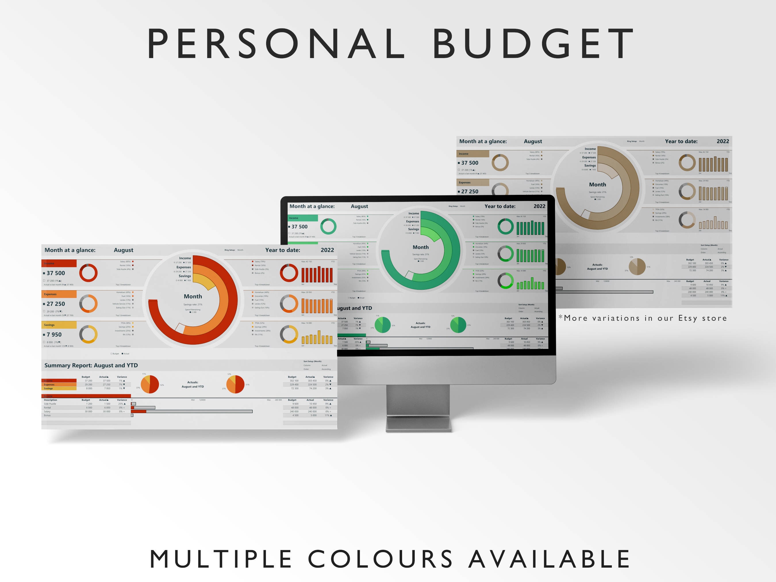 Ultimate Zero-based Budget Spreadsheet Zero-based Budget Dashboard ...