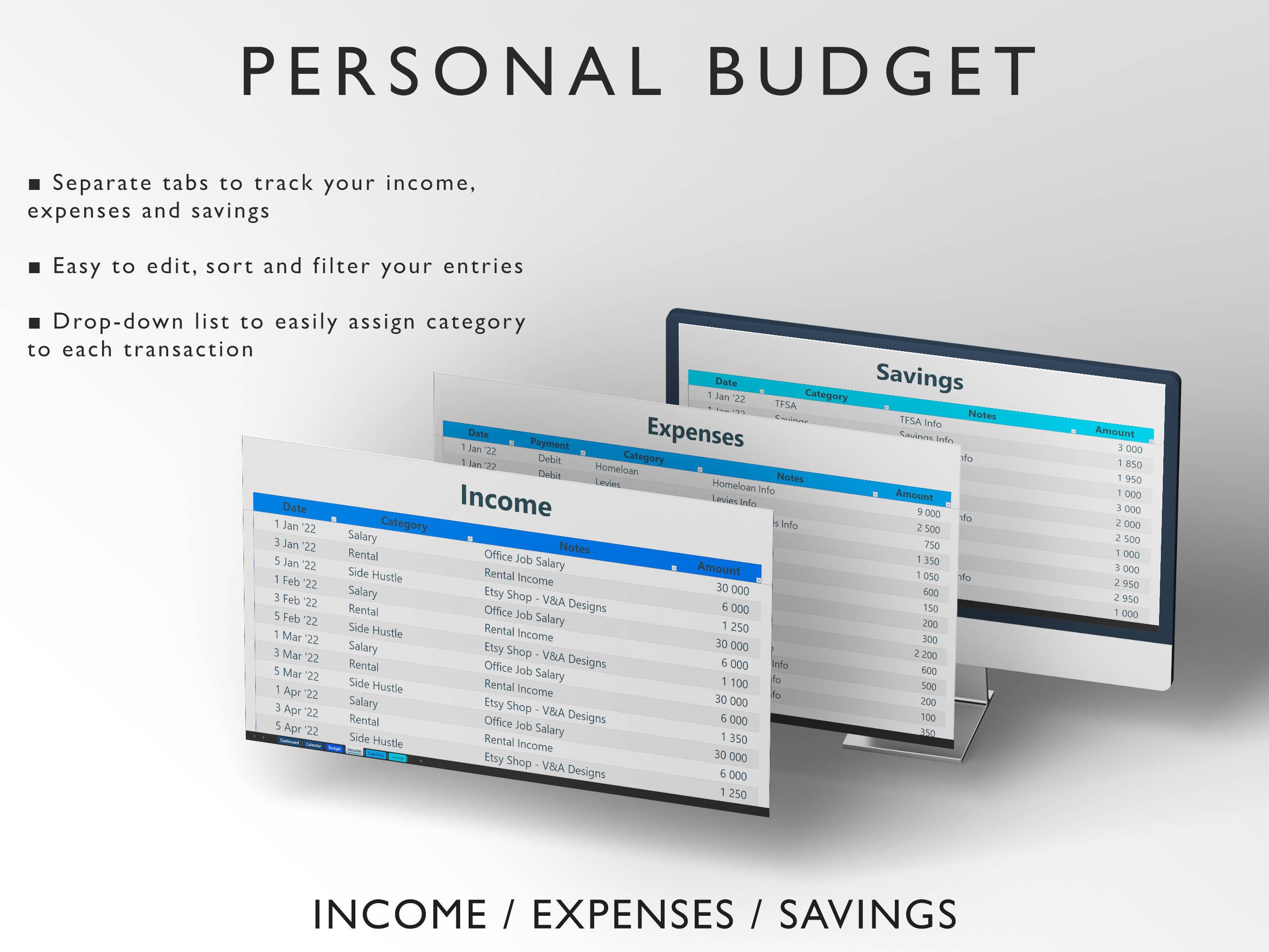 Ultimate Zero-based Budget Spreadsheet Zero-based Budget Dashboard ...