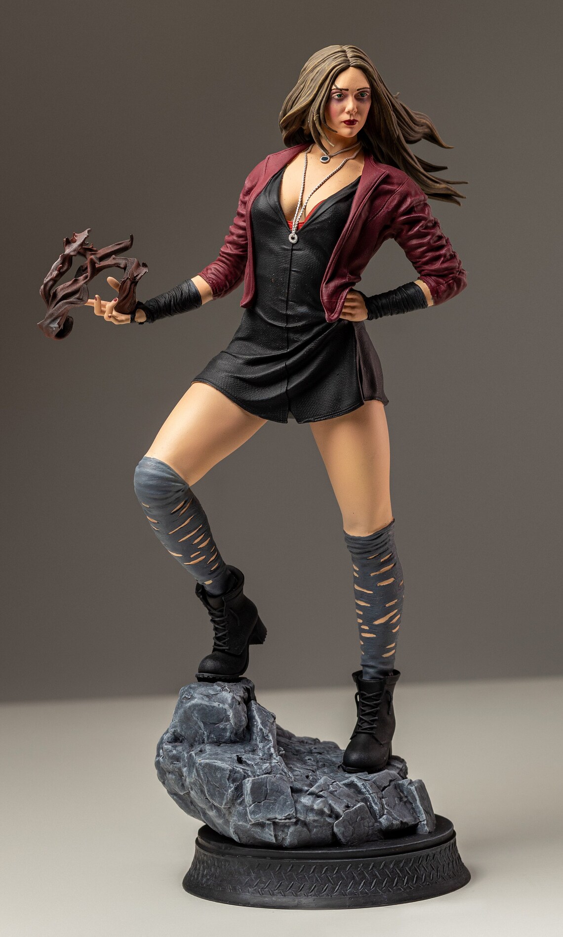 Scarlet Witch/ Wanda Maximoff Statue 30 Cm High Quality 3D - Etsy Australia