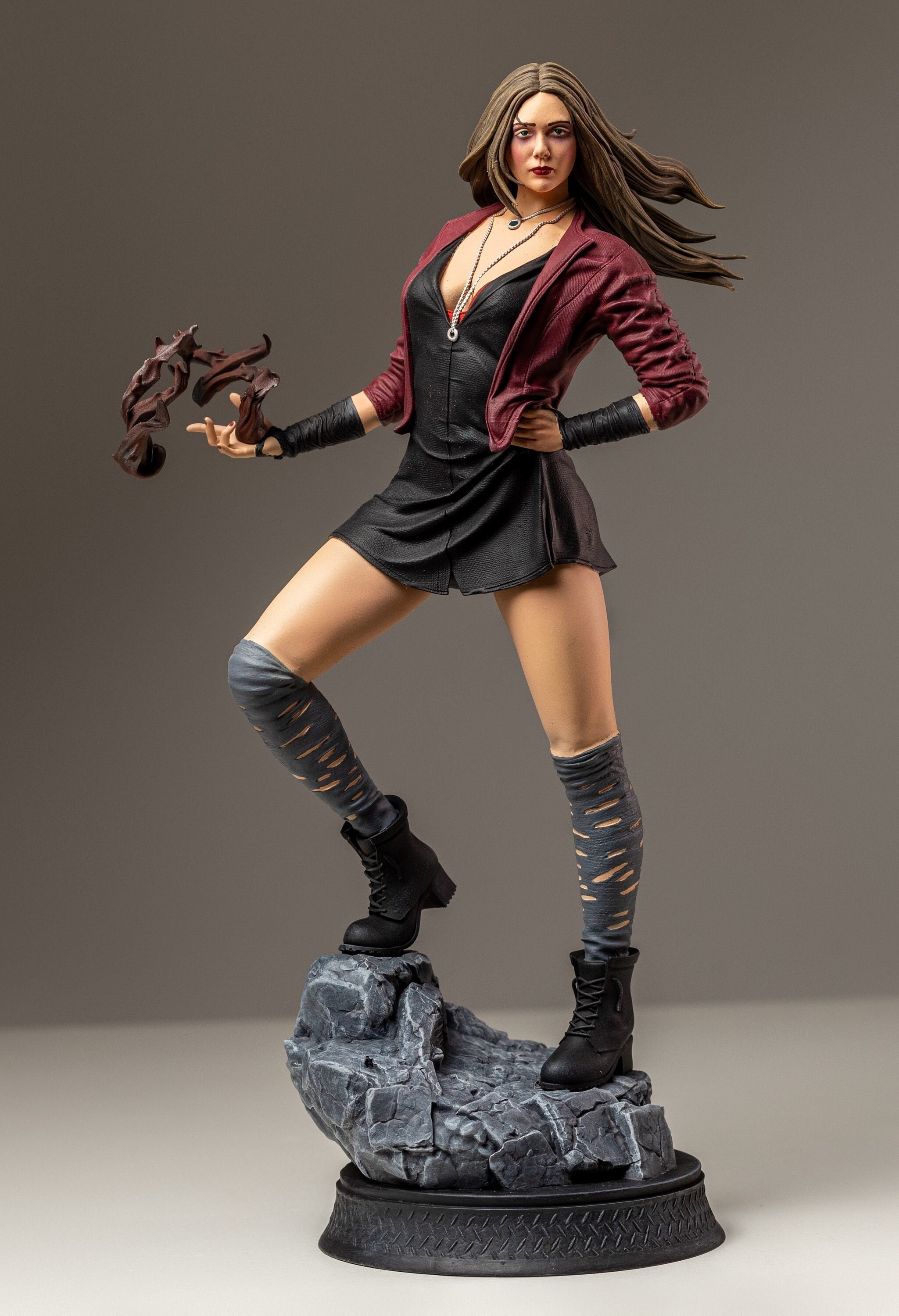 Scarlet Witch/ Wanda Maximoff Statue 30 Cm High Quality 3D - Etsy Australia