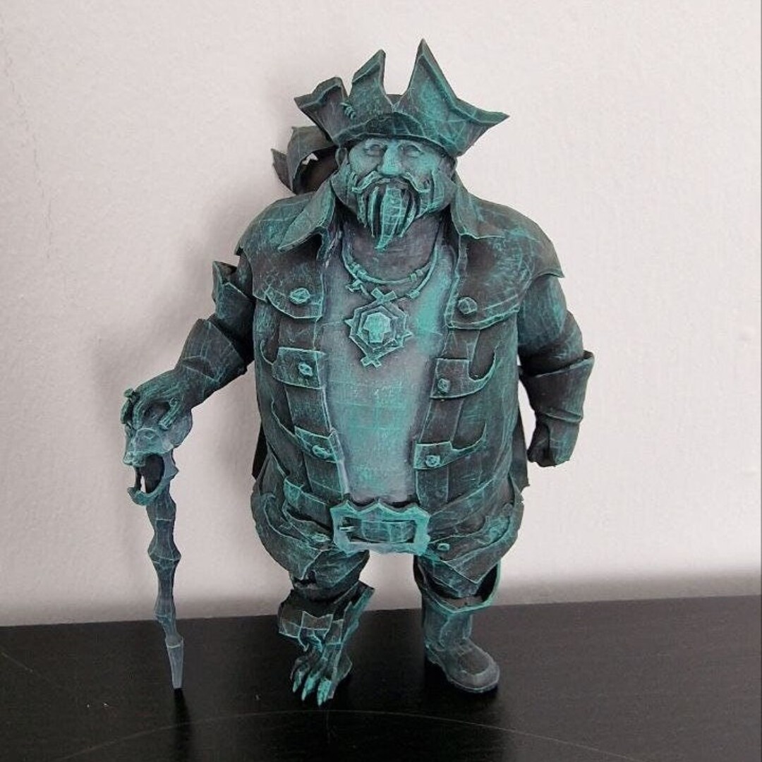 Sea of Thieves Inspired Figure of Pirate Ramsey Singh Pirate Lord - Etsy