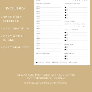 Minimalist Weekly Planner, Printable Weekly Planner, Weekly Schedule ...