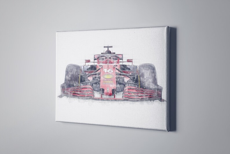 Ferrari F1 Racing Car. Digital Wall Art Printable Artwork - Etsy