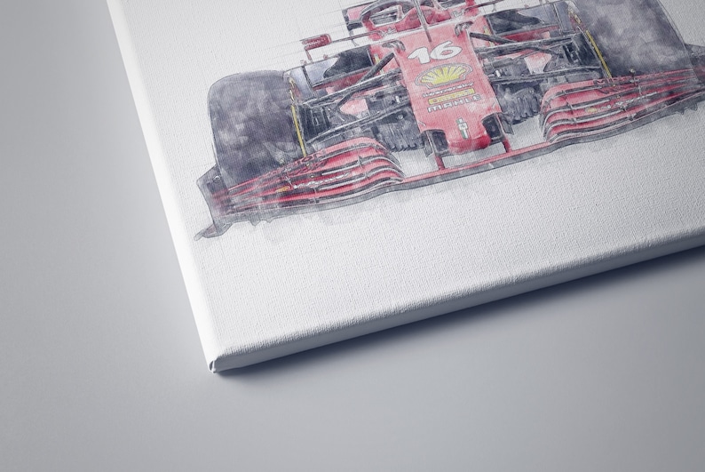 Ferrari F1 Racing Car. Digital Wall Art, Printable Artwork *digital ...