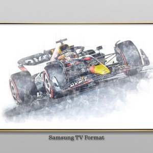 Artwork of the Red Bull Racing F1 Car. Printable Digital Download ...
