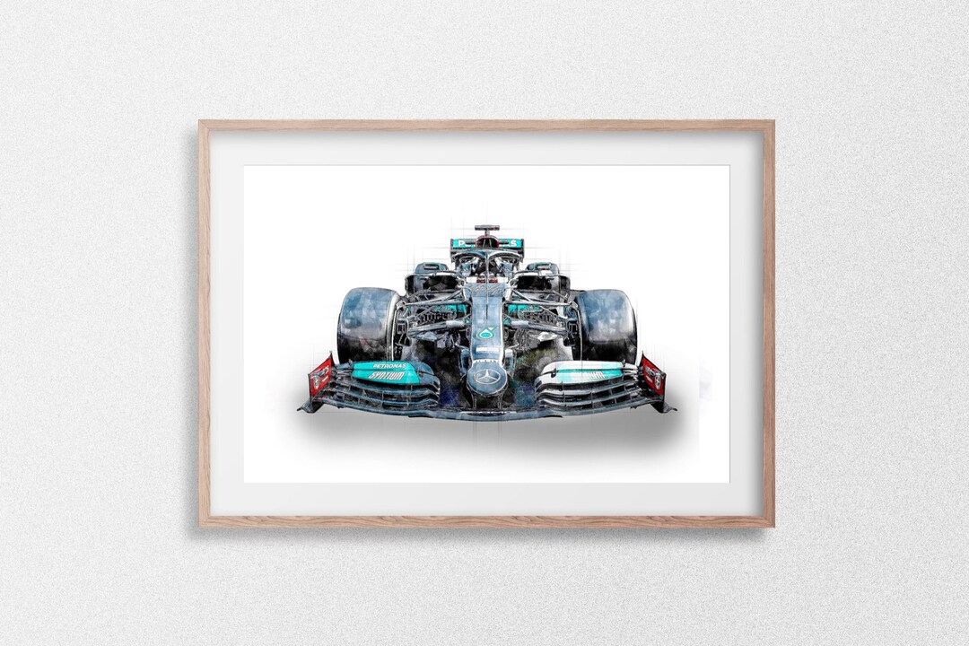 Mercedes AMG F1 Racing Artwork. Digital Wall Artwork, Printable Digital ...