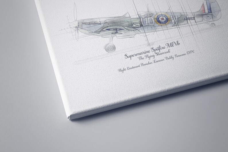 Supermarine Spitfire Artwork - Mixed Media, Printable Digital Download ...