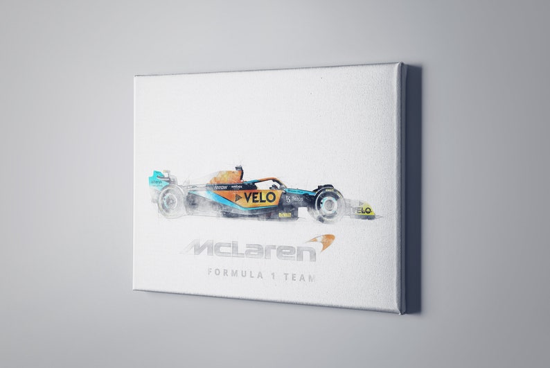 Technical Drawing of the Mclaren Formula 1 Racing Car. - Etsy