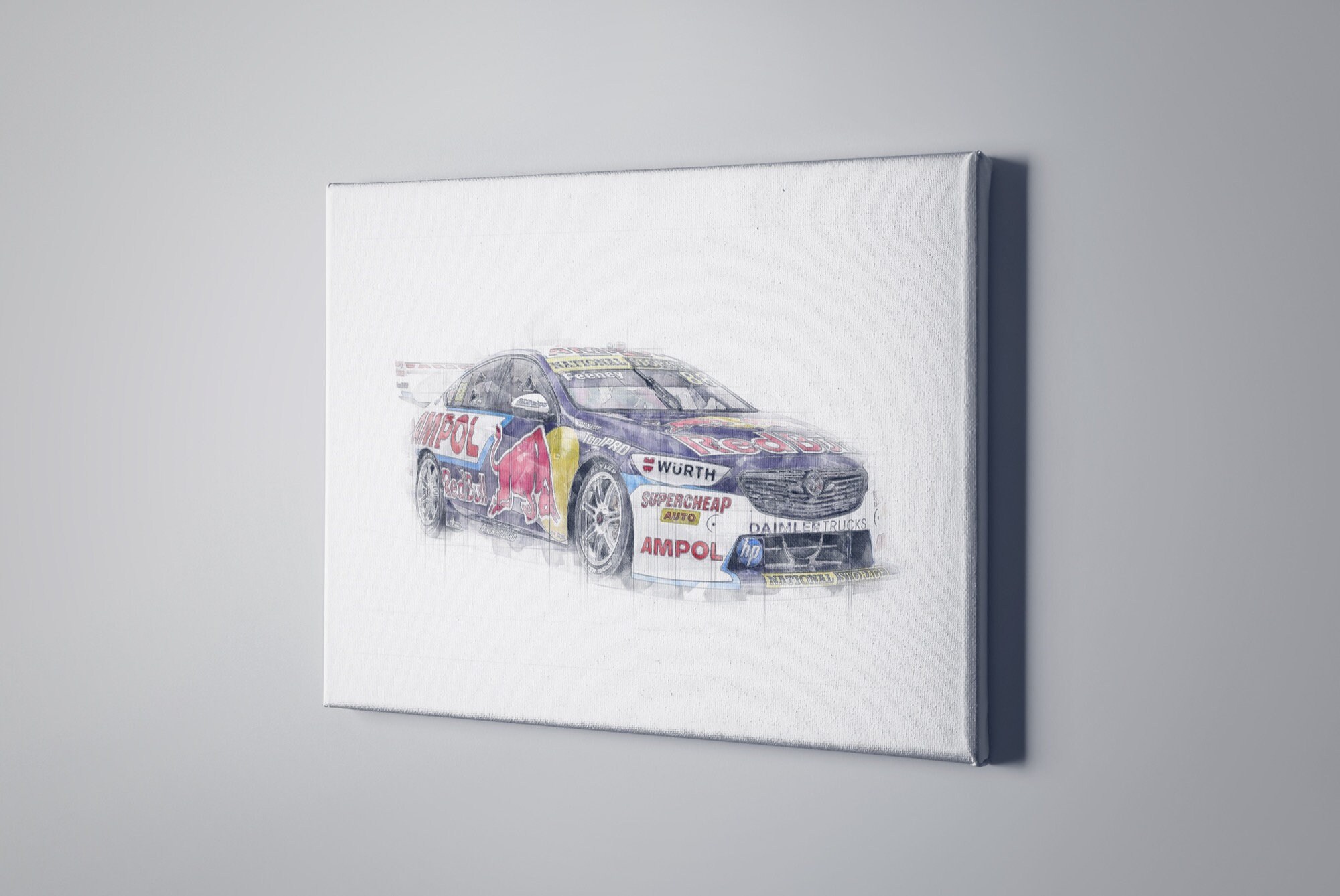 Red Bull Racing V8 Supercar. Digital Wall Art, Custom Art, Printable ...