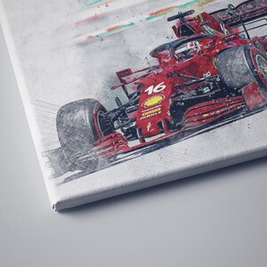 Ferrari F1 Watercolor Sketch. Printable Digital Artwork *digital ...