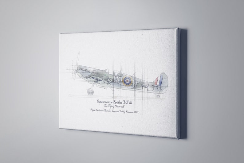 Supermarine Spitfire Artwork - Mixed Media, Printable Digital Download ...