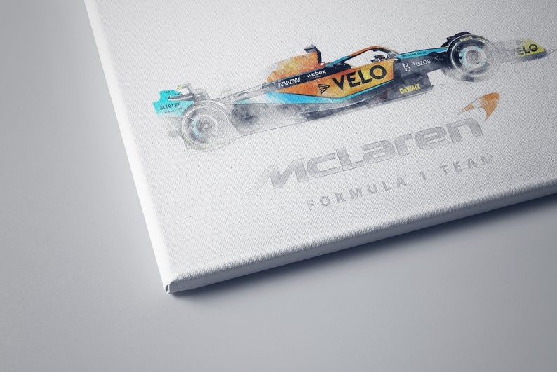 Technical Drawing of the Mclaren Formula 1 Racing Car. - Etsy