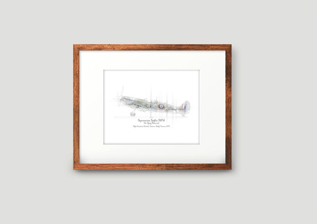 Supermarine Spitfire Artwork - Mixed Media, Printable Digital Download ...