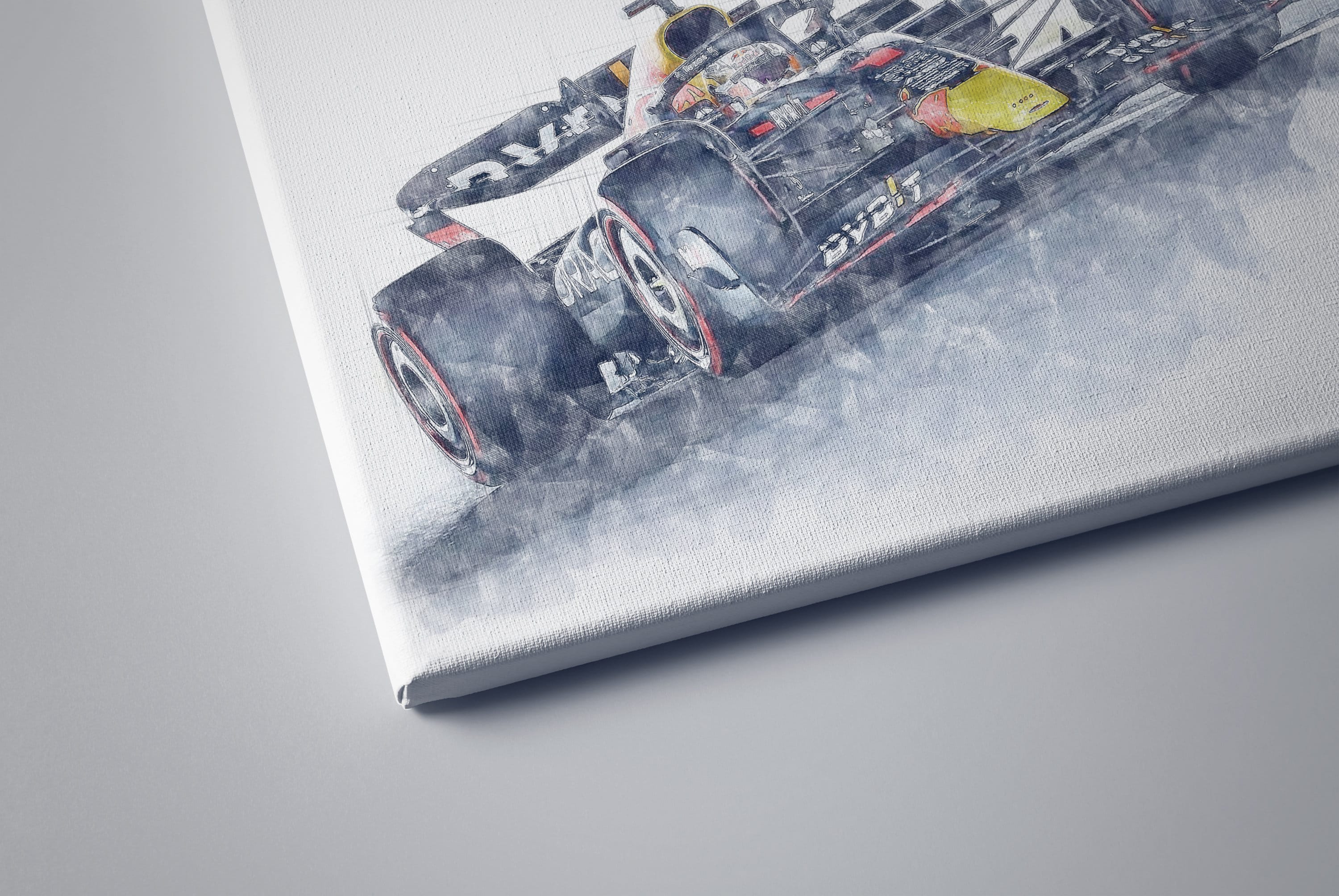 Artwork of the Red Bull Racing F1 Car. Printable Digital Download ...
