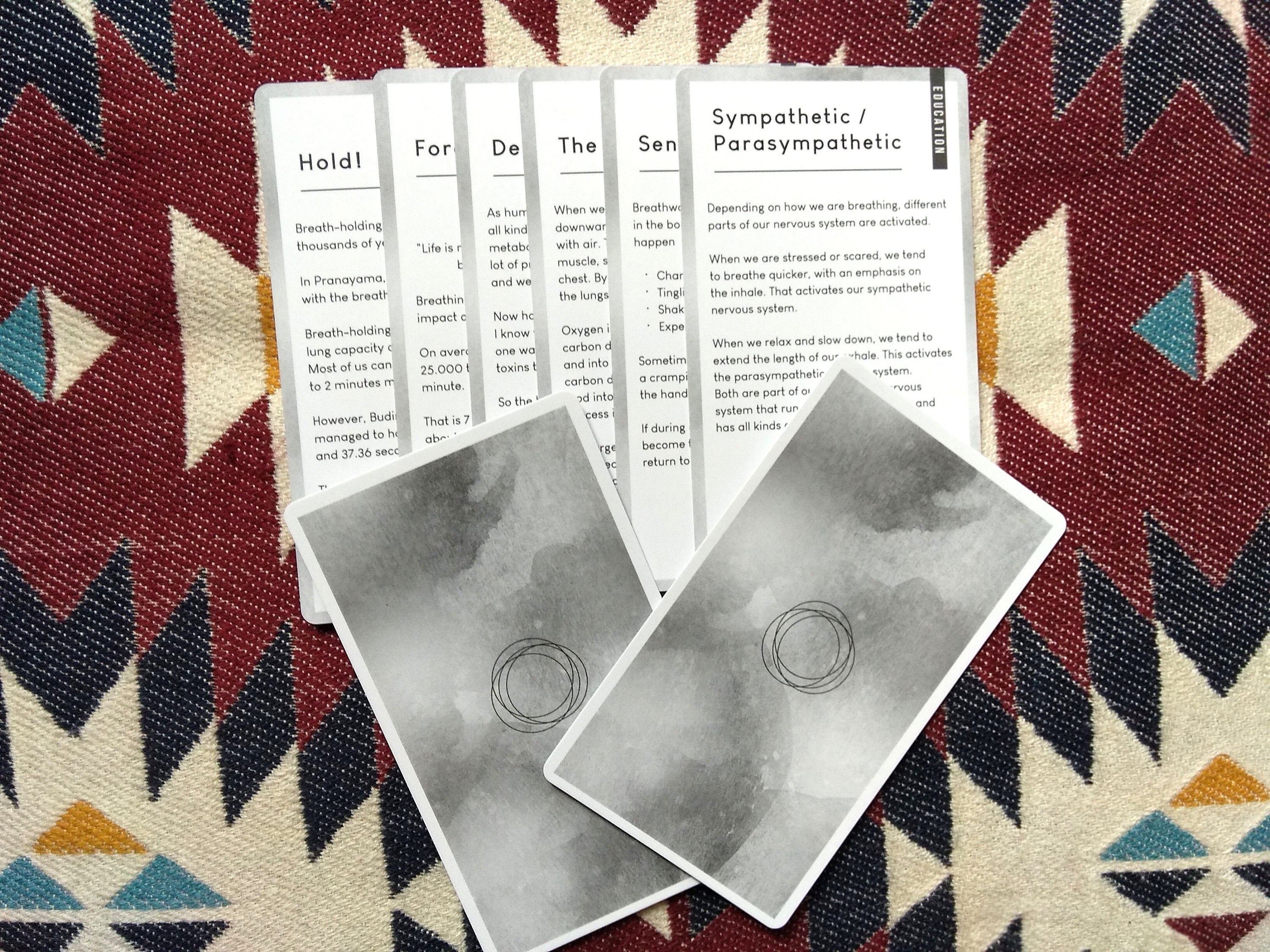 Breathe. Card Deck - 31 Breathing exercises to help you relax ...