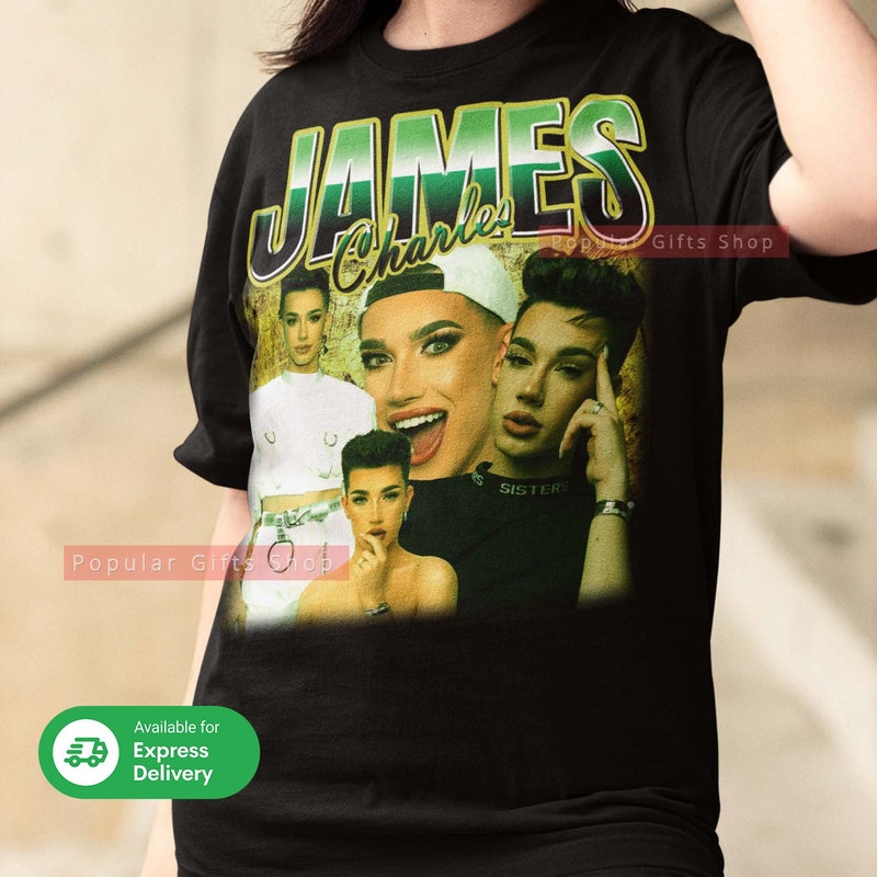 James Charles on a Shirt - Etsy