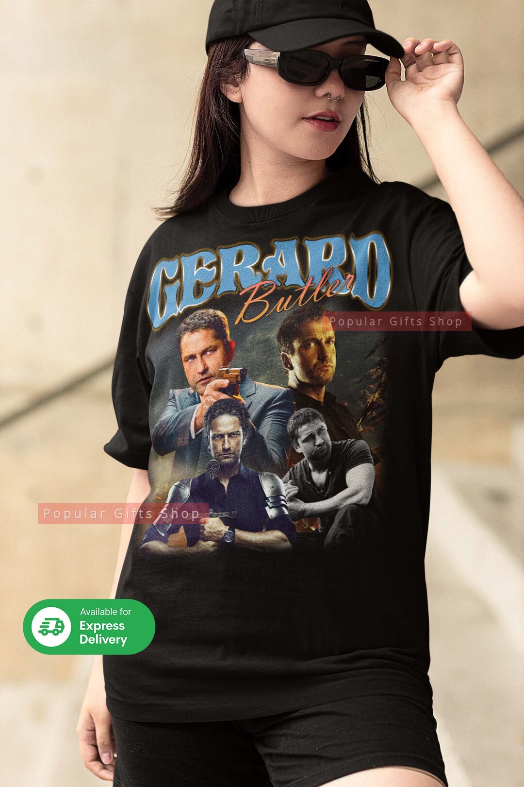Gerard Butler Vintage Unisex Shirt, Vintage Gerard Butler Tshirt Gift ...