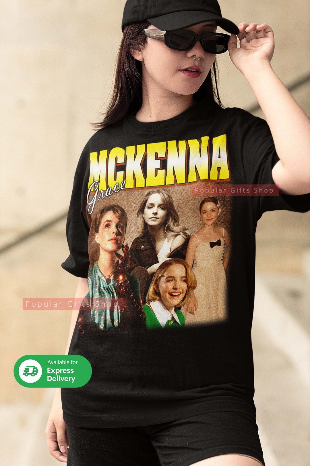 Mckenna Grace Vintage Unisex Shirt- Vintage Mckenna Grace Shirt Gift ...