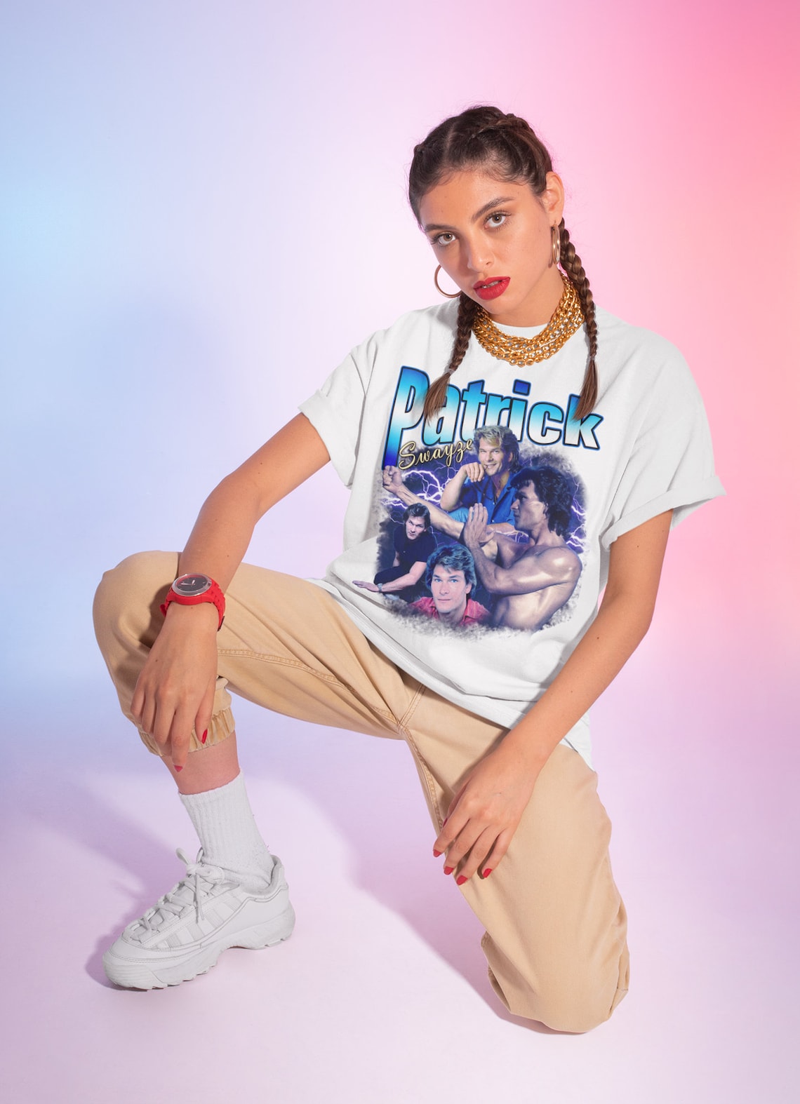 Patrick Swayze Vintage Unisex Shirt Vintage Patrick Swayze - Etsy