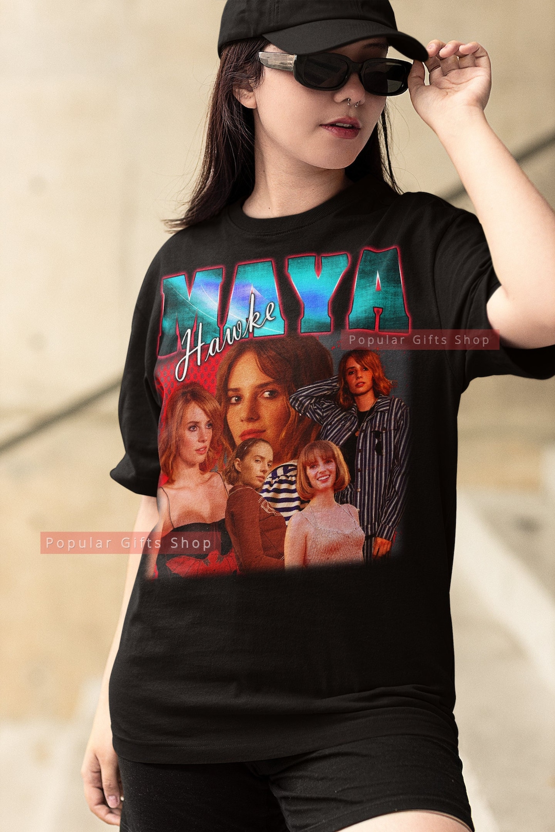 Maya Hawke Vintage Unisex Shirt, Vintage Maya Hawke Tshirt Gift for Him ...