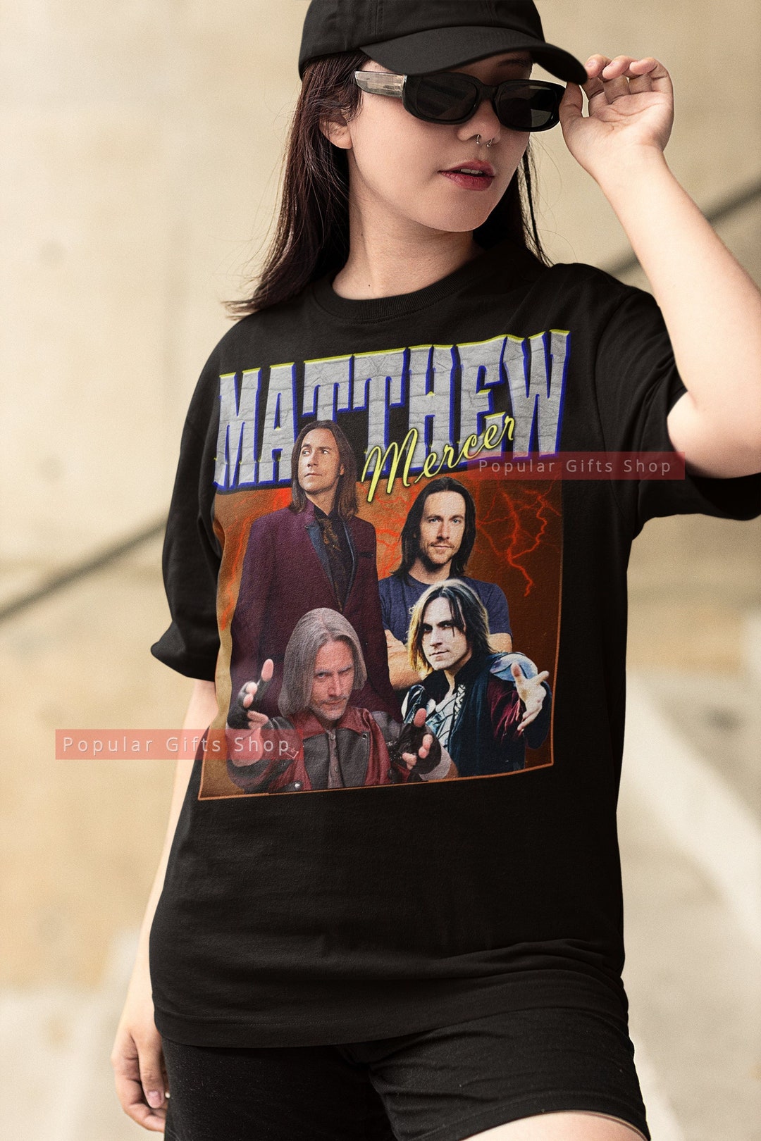 Matthew Mercer Vintage Unisex Shirt, Vintage Matthew Mercer Tshirt Gift ...