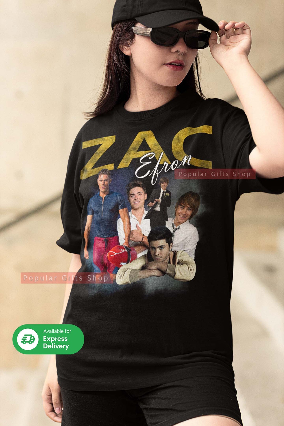 Zac Efron Vintage Unisex Shirt, Vintage Zac Efron Tshirt Gift for Him ...