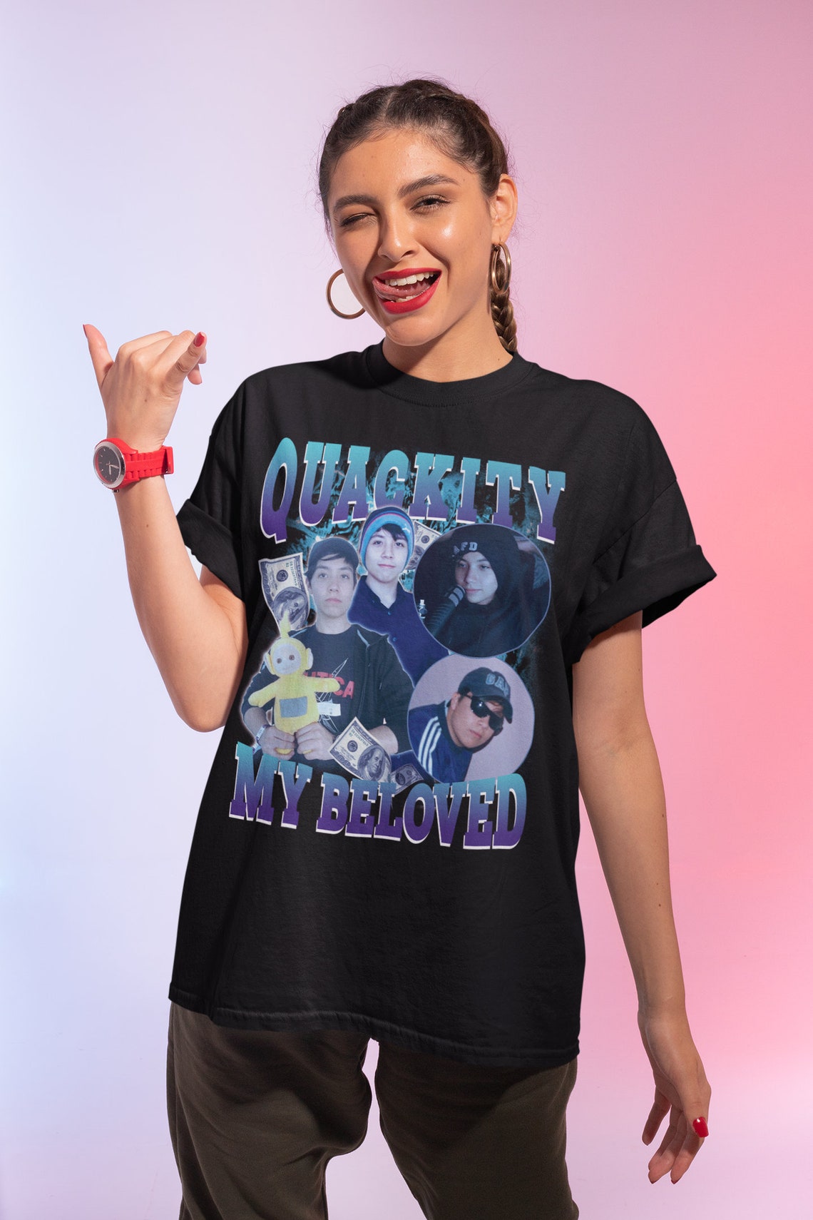 Quackity My Beloved Vintage Unisex T-shirt, Vintage Quackity Shirt Gift ...