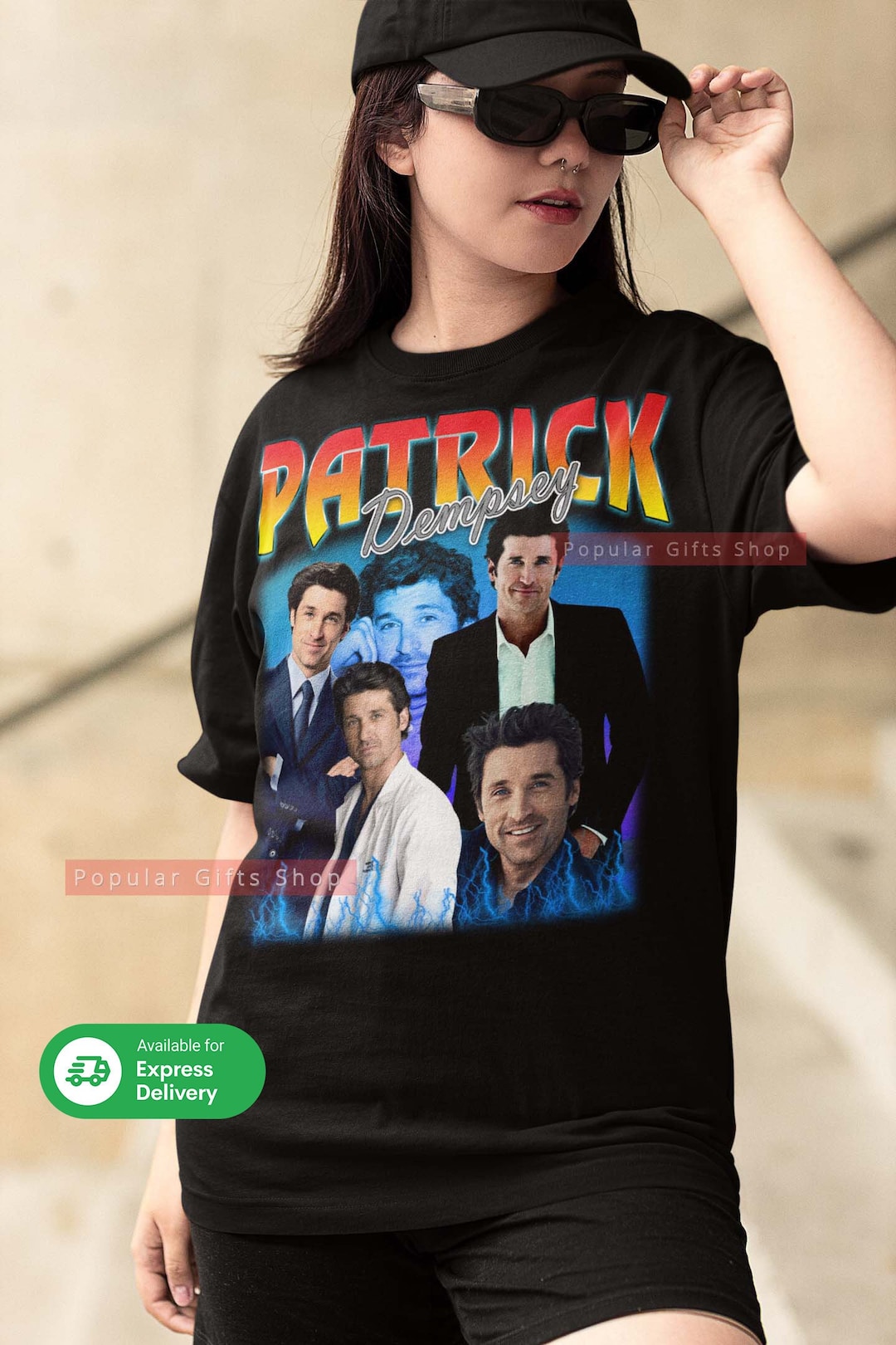 Patrick Dempsey Vintage Unisex Shirt, Vintage Patrick Dempsey Tshirt ...