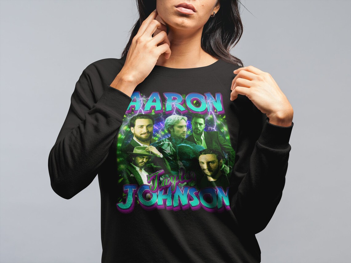 Aaron Taylor Johnson Vintage Unisex Shirt, Vintage Aaron Taylor Tshirt ...