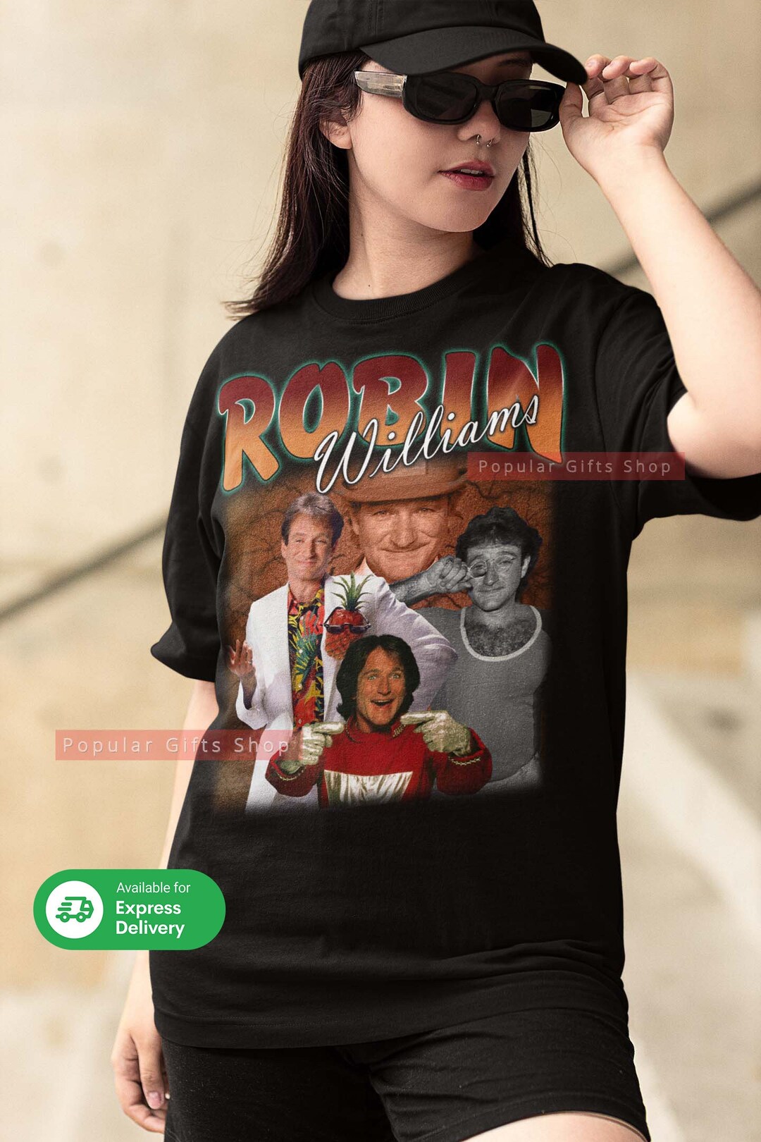 Robin Williams Vintage Unisex Shirt, Vintage Robin Williams Tshirt Gift ...