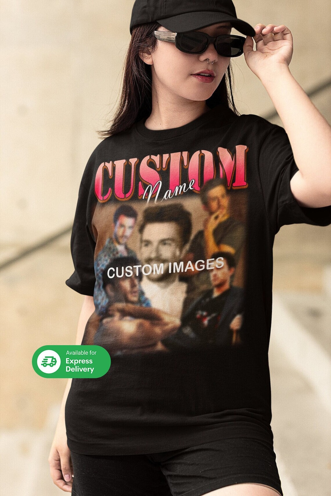Custom Your Own Bootleg Shirt, Custom Photo Vintage Graphic 90s Tshirt ...