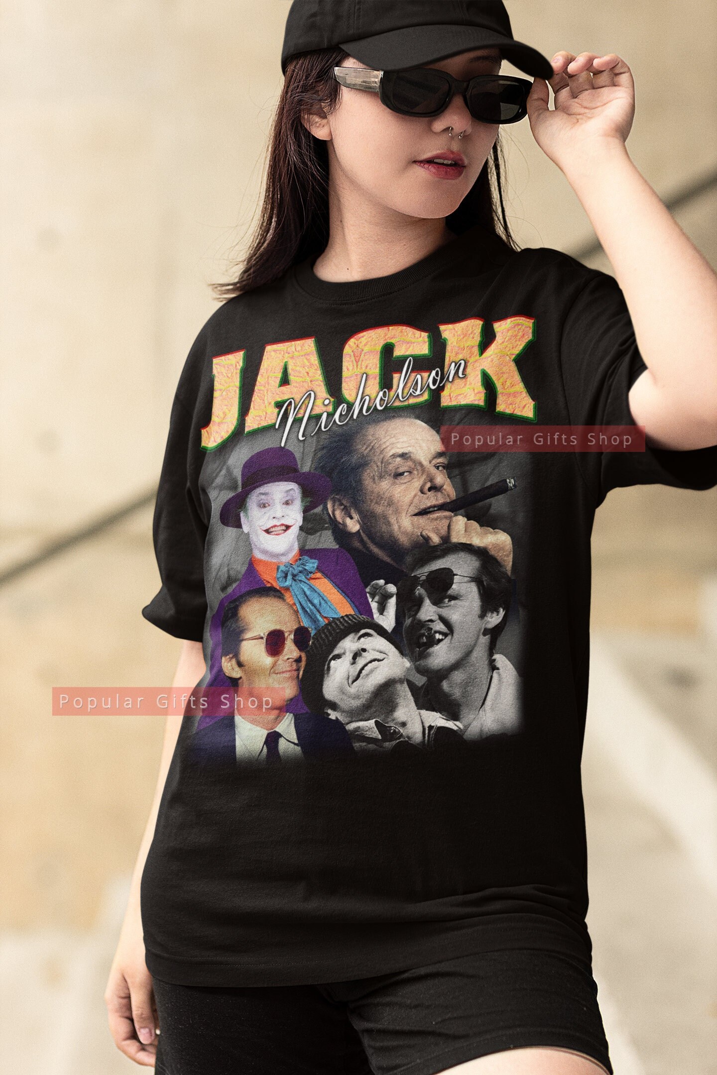 Jack Nicholson Vintage Unisex Shirt Designed & Sold By Martyna Wójcik ...