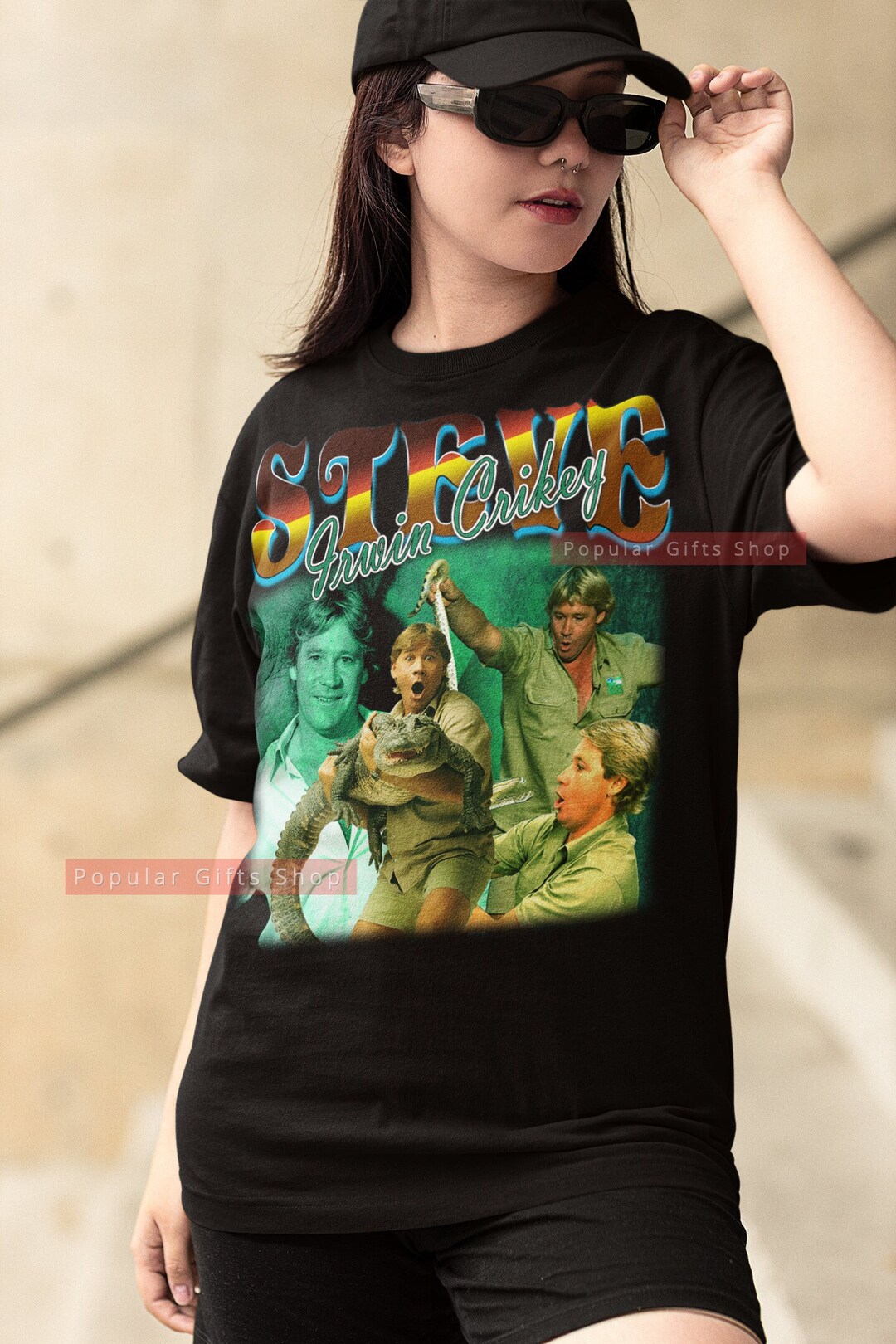 Steve Irwin Vintage Unisex Shirt Vintage Steve Irwin Tshirt - Etsy