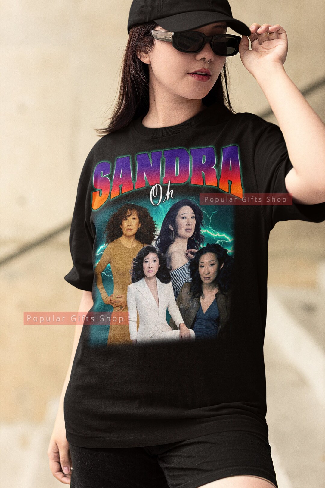 Sandra Oh Vintage Unisex Shirt Vintage Sandra Oh Tshirt Gift - Etsy